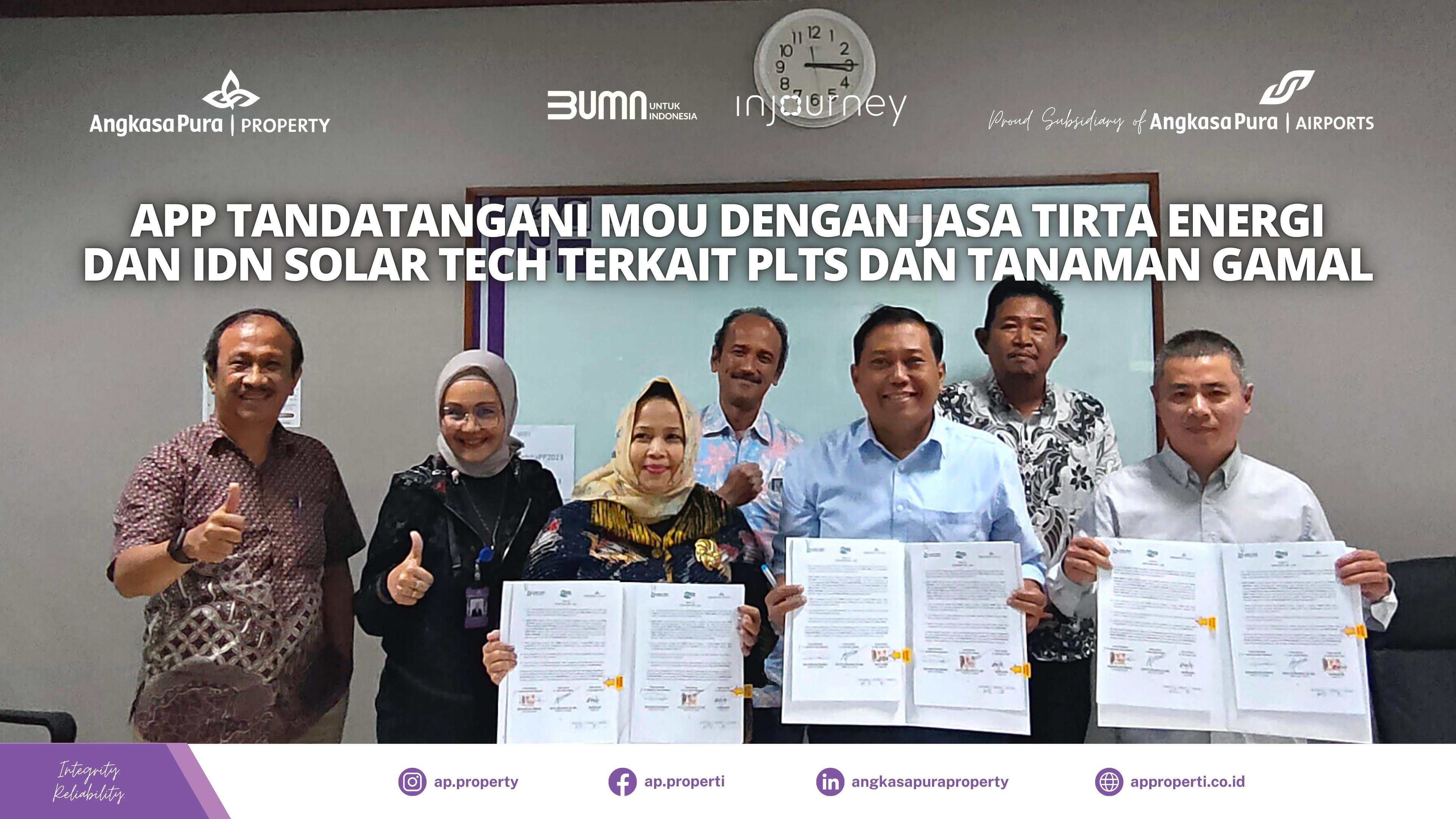 APP Tandatangani MoU dengan Jasa Tirta Energi DAN IDN Solar Tech terkait PLTS dan Budidaya ...